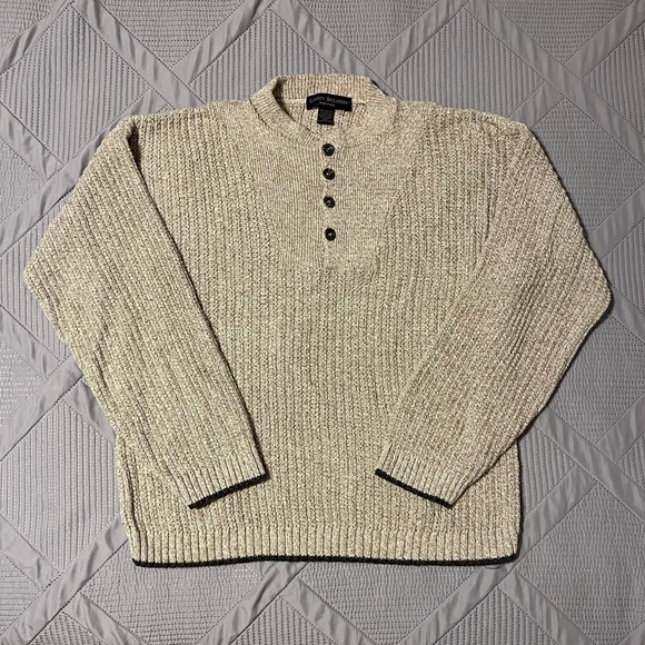 liberty | Sweaters | Vintage Liberty Mens Henley Sweater Xxl | Poshmark